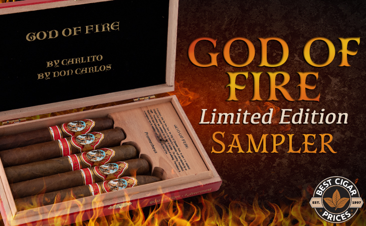 God Of Fire Limited Edition Cigar Sampler | Best Cigar Prices